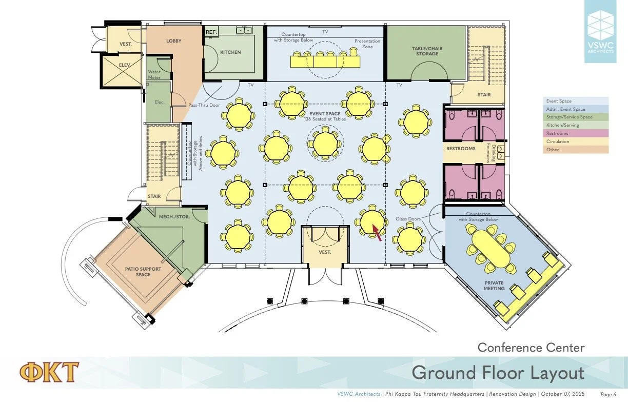 Executive Offices Building Plan — PHI KAPPA TAU