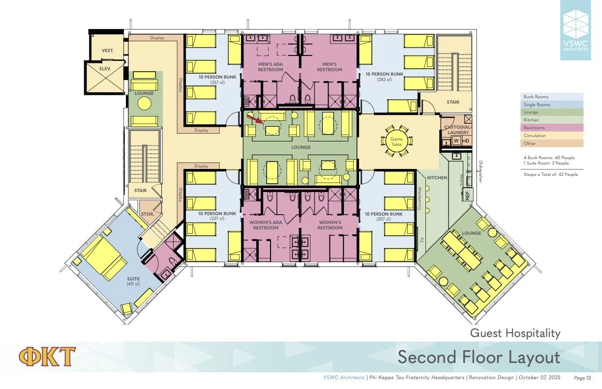 Executive Offices Building Plan — PHI KAPPA TAU