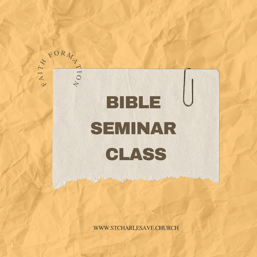 Faith Formation Opportunities — St. Charles Avenue Baptist Church