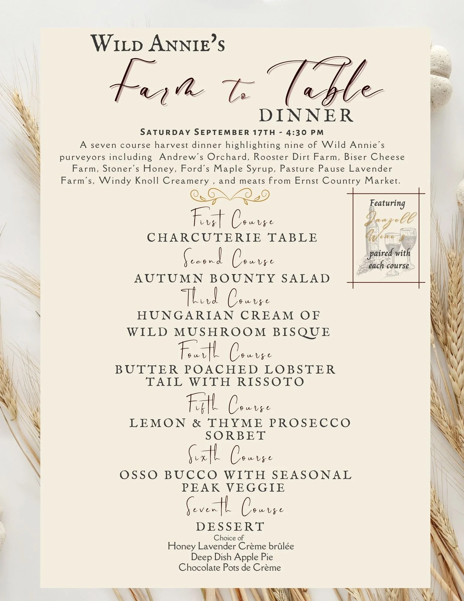 Events — Wild Annie's