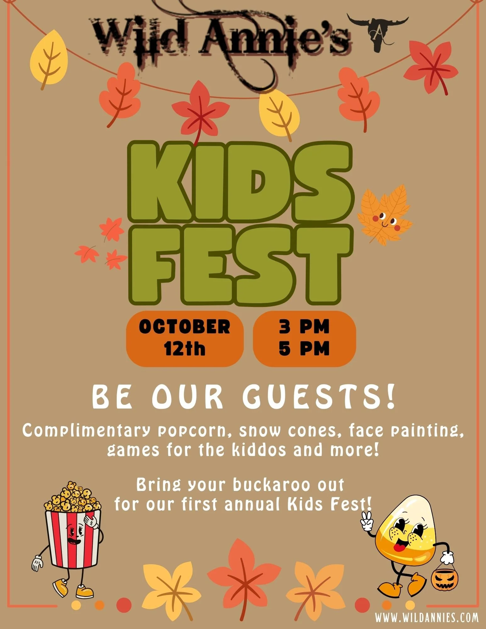 Events — Wild Annie's