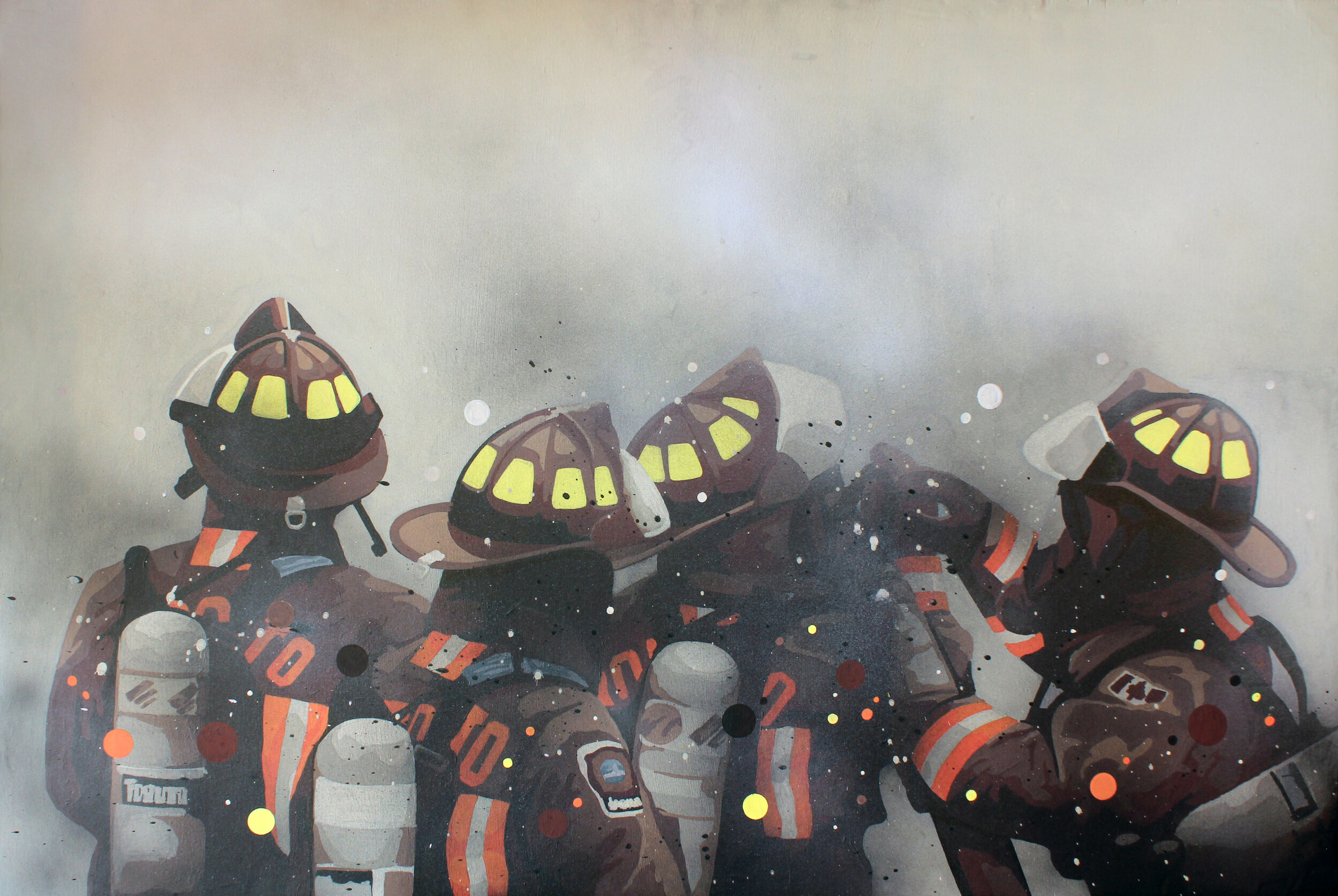 Teamwork - Firefighting Painting - Jams32 — JAMS32