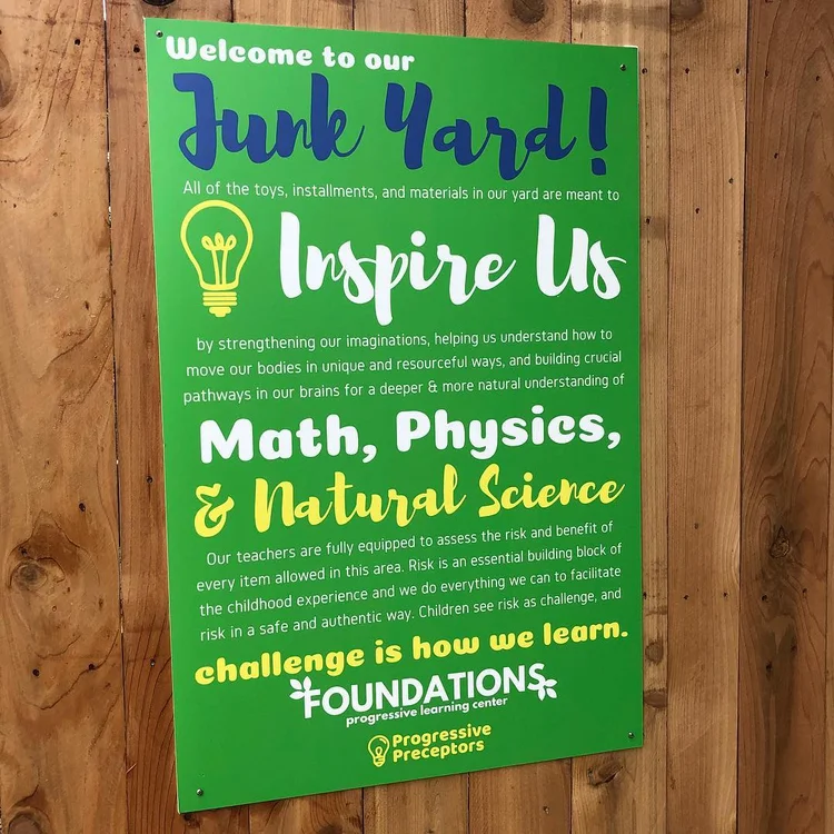 Add a Large, Customizable Outdoor Sign to Your Adventure Playground ...