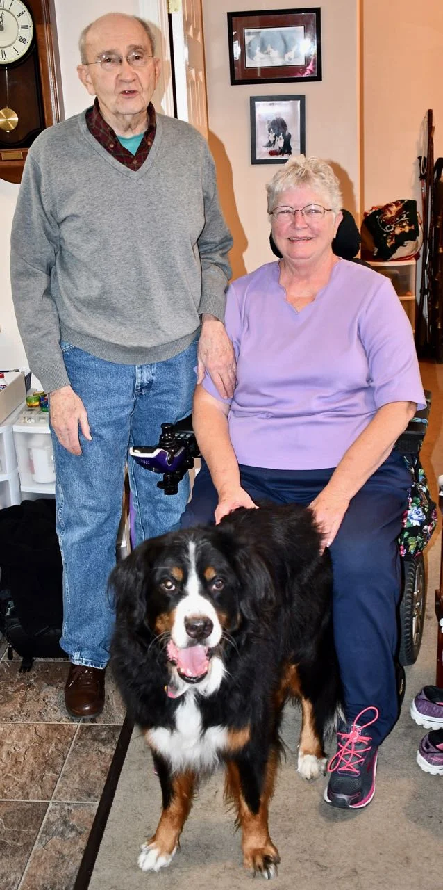 Visit with John and Nell — Kaibab Bernese Mountain Dogs