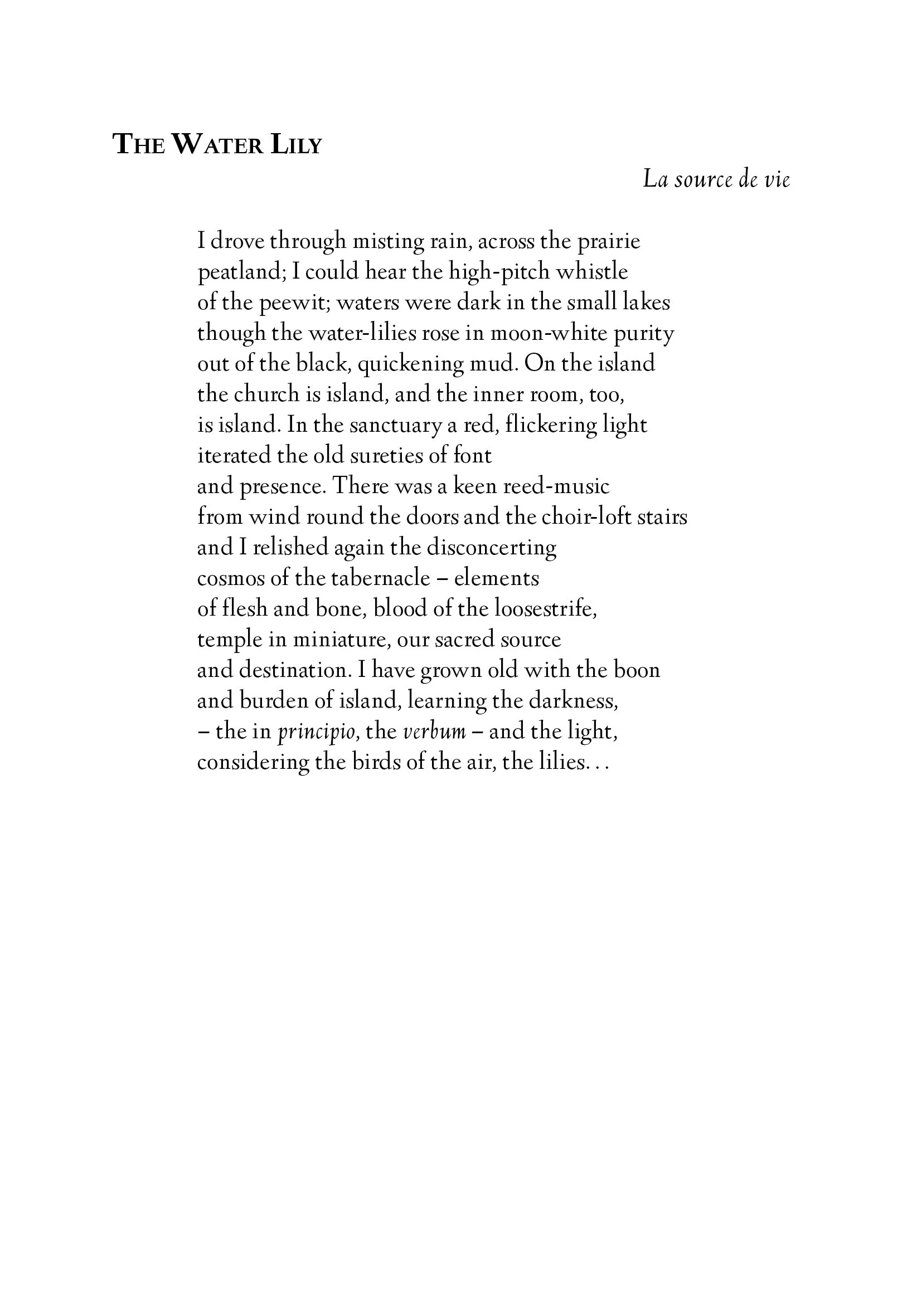 John F Deane - Voix Celeste — Guillemot Press