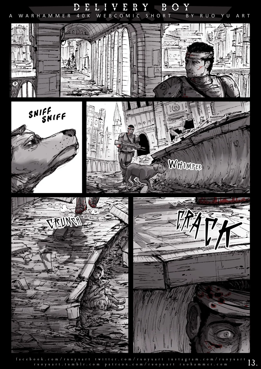 Delivery Boy, Page Thirteen — RUOHAMMER