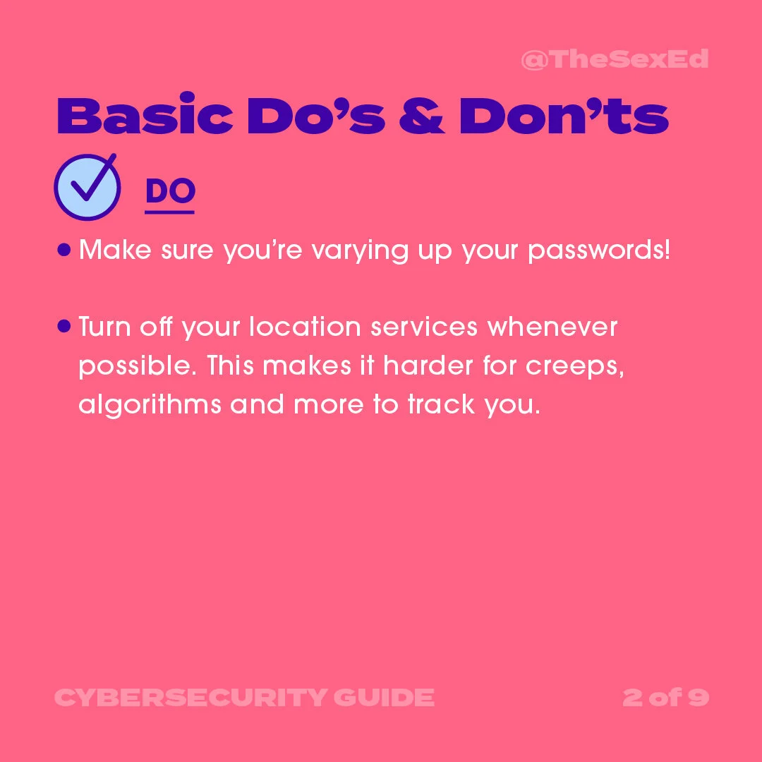 Cybersecurity Part One — The Sex Ed
