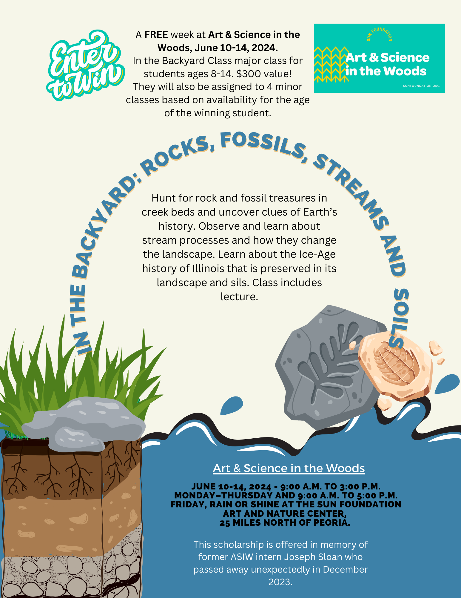 Art & Science in the Woods 2024 Scholarship Drawing In Memory of Joseph ...