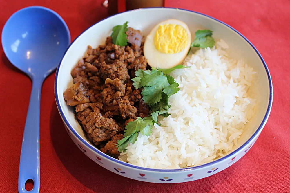 Minced Pork Rice — COOKING WITH THE PAN