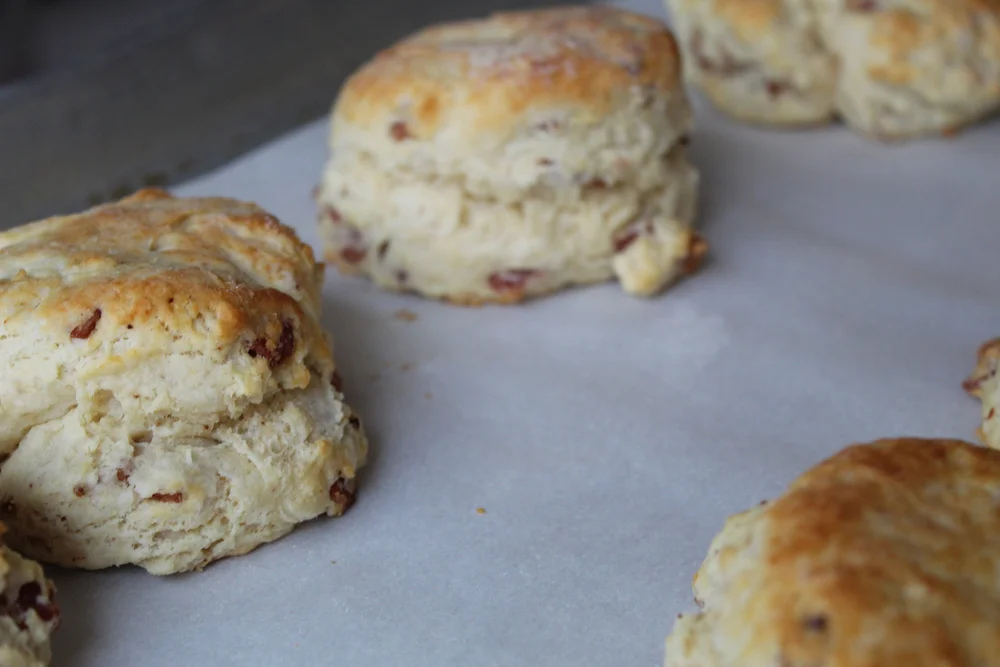 Maple Bacon Biscuits — COOKING WITH THE PAN