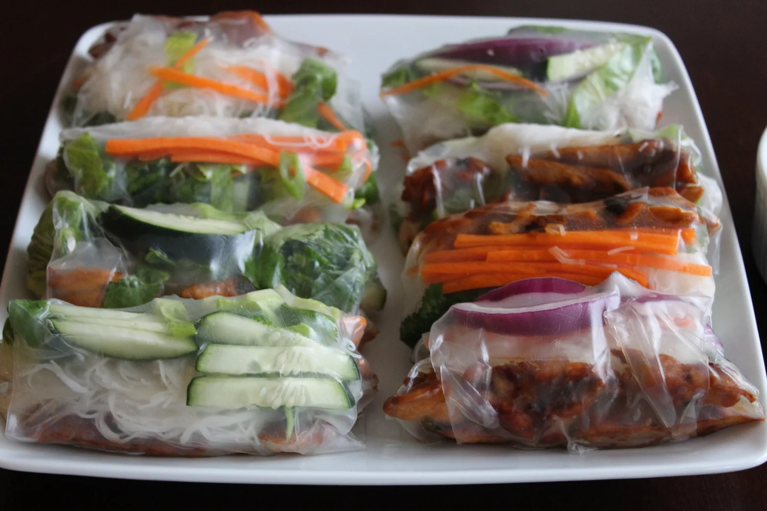 Grilled Chicken Summer Rolls — COOKING WITH THE PAN