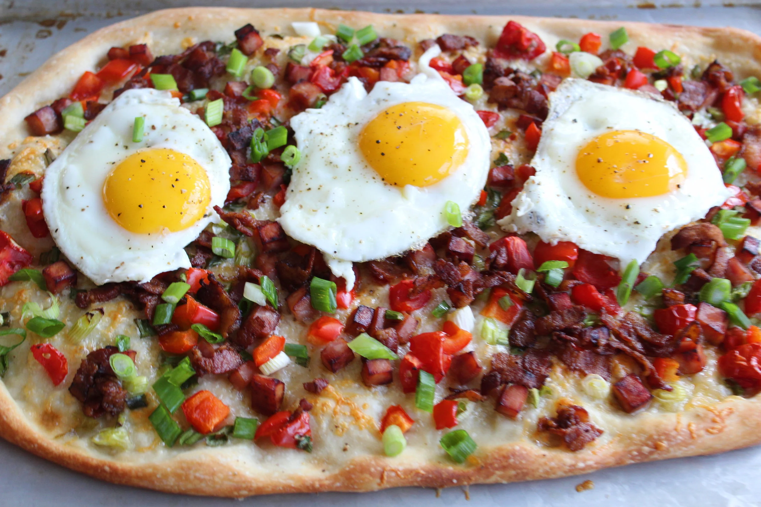 Breakfast Flatbread — COOKING WITH THE PAN