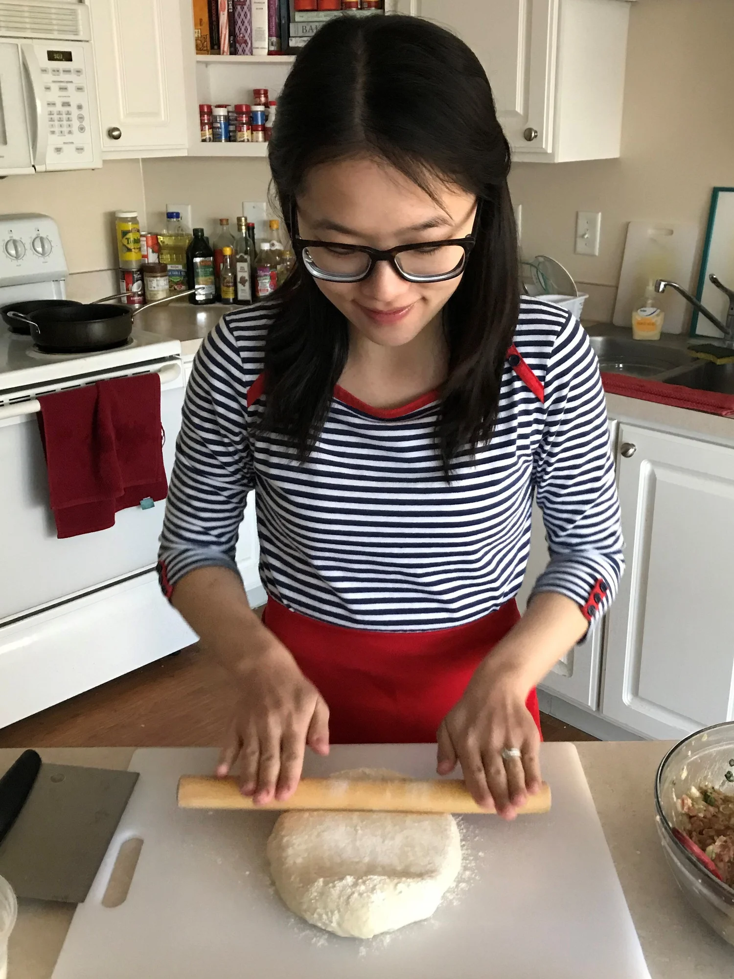 Putting A Spin on My Classic Dumplings with Pork, Cabbage, and Bok Choy ...
