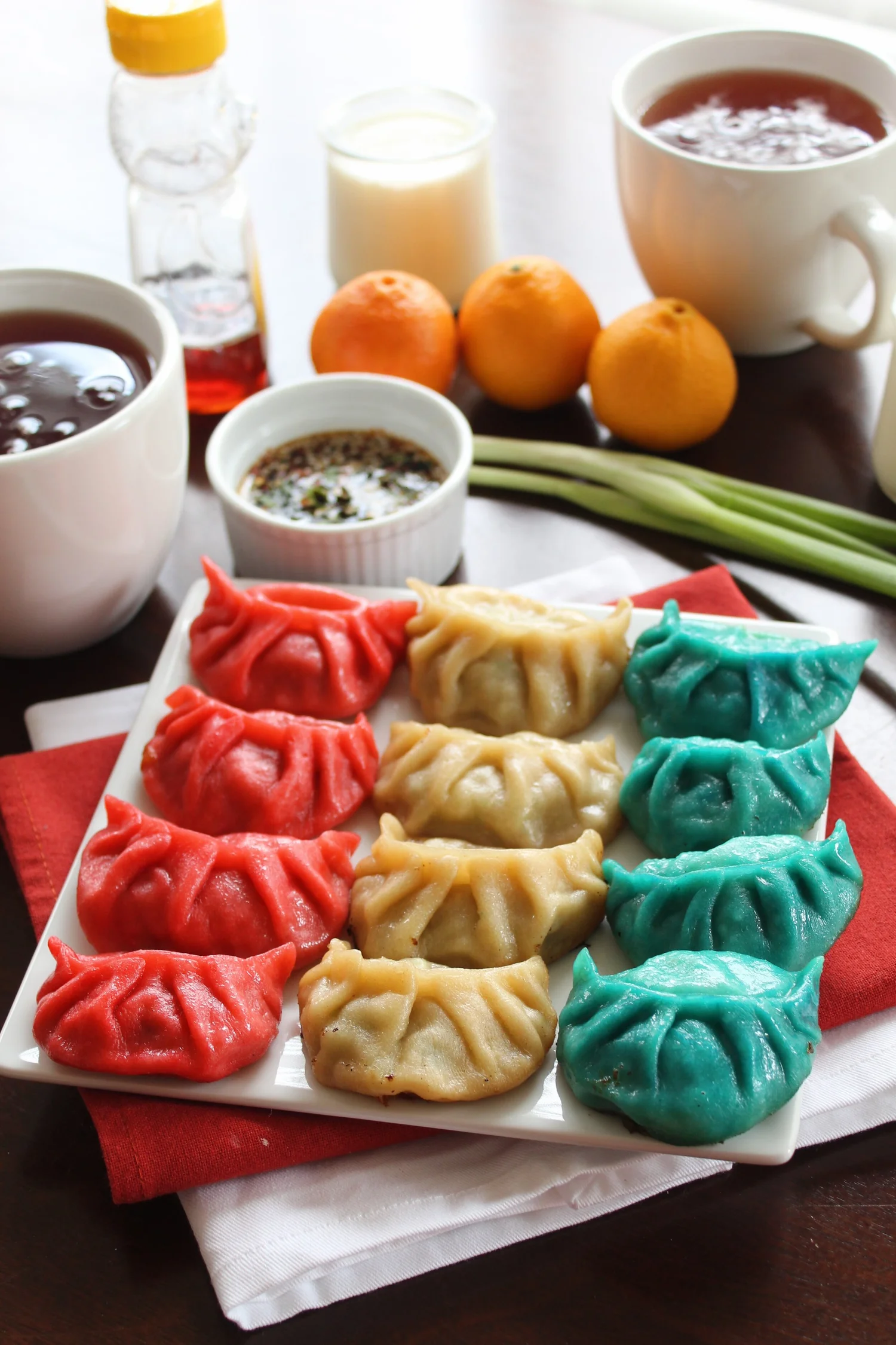 Celebrating July 4th with Red, White, and Blue Dumplings — COOKING WITH ...