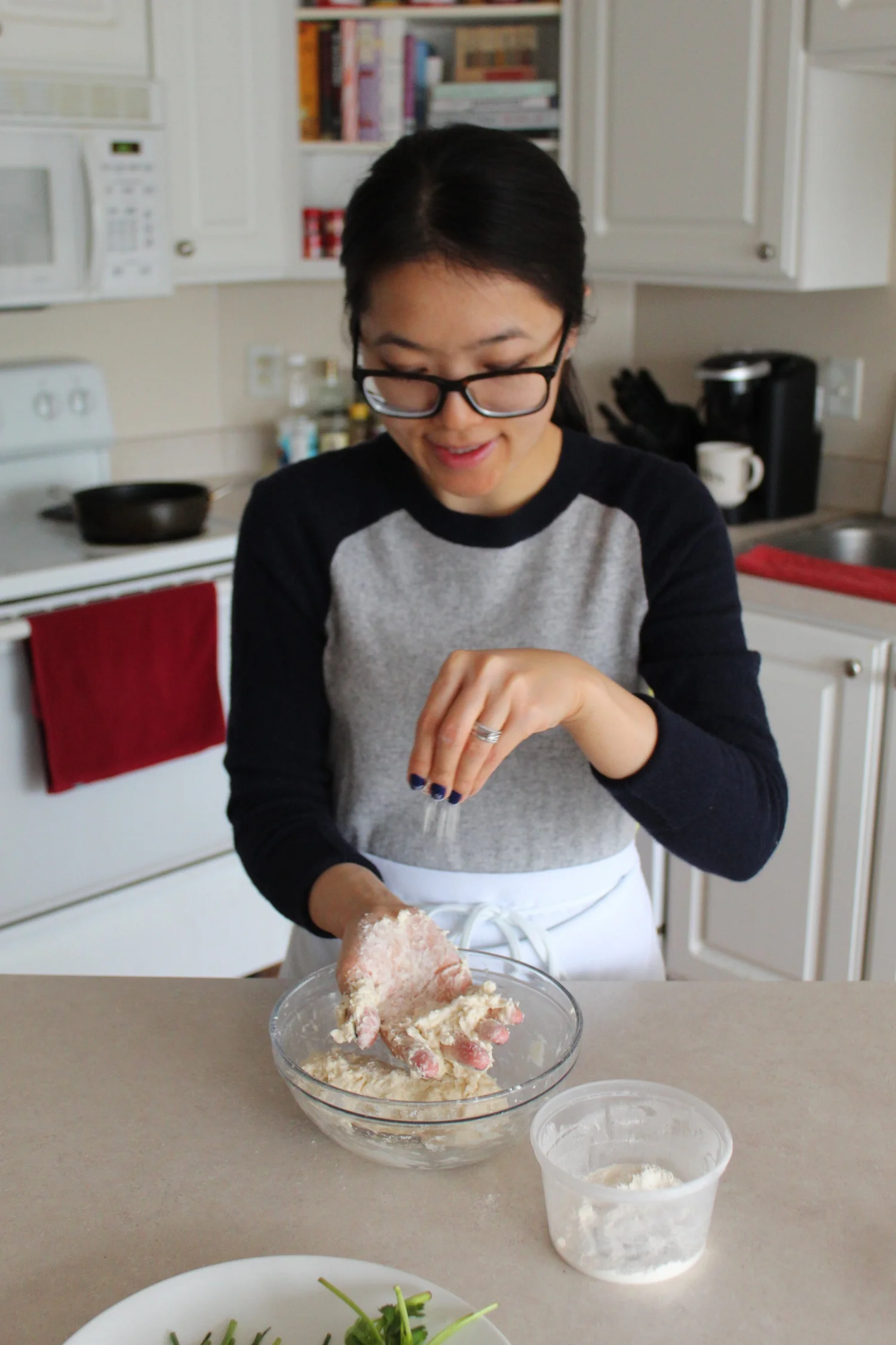 Cilantro Chive Pancakes with Yogurt Ranch Dip and Favorite Green ...