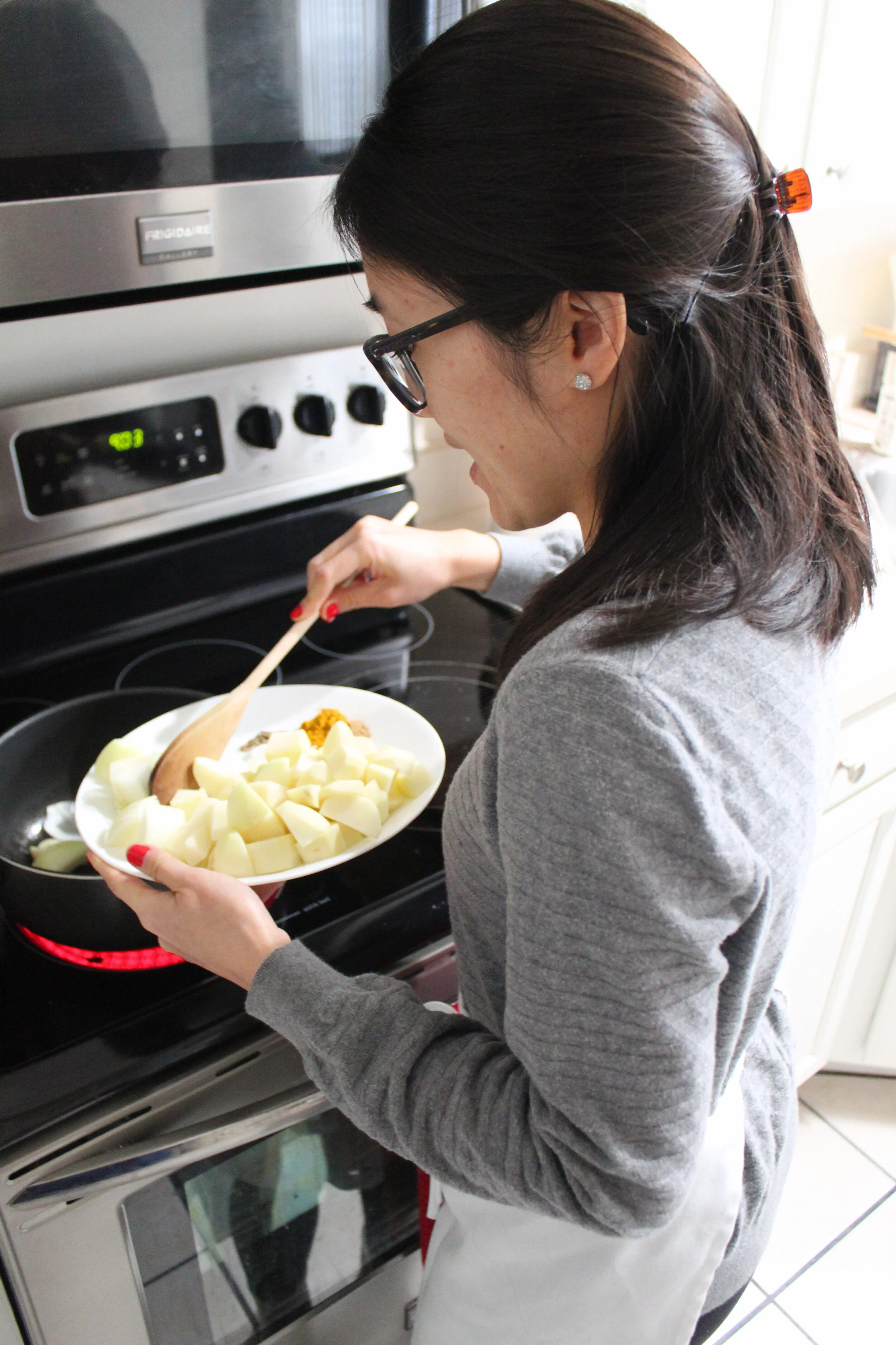 Christmas Nights of Lights and Vegetable Coconut Curry with Grilled ...