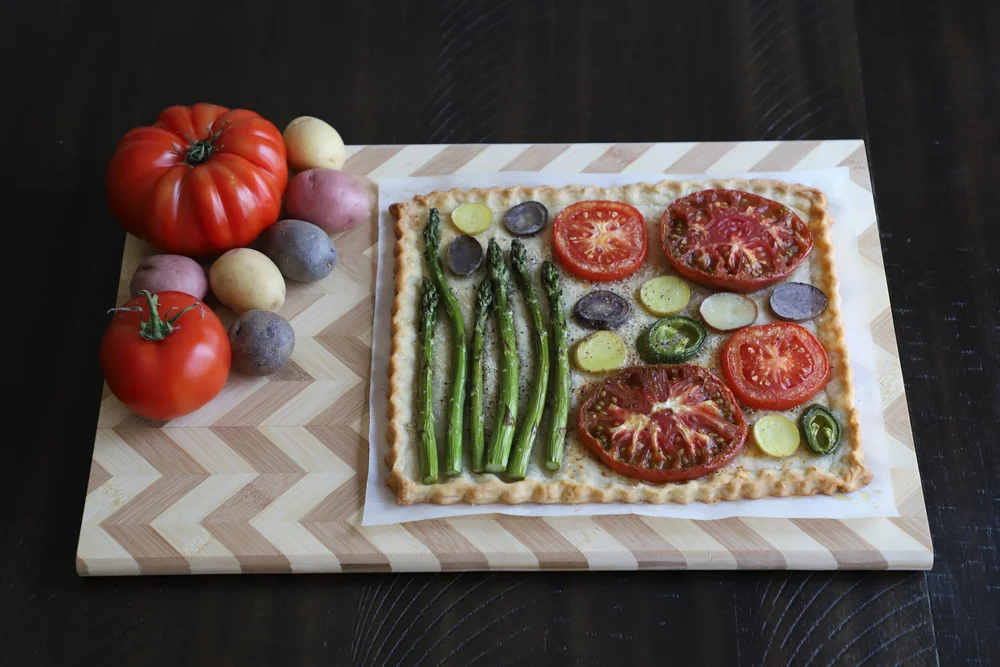 Summer Vegetable Garden Tart — COOKING WITH THE PAN