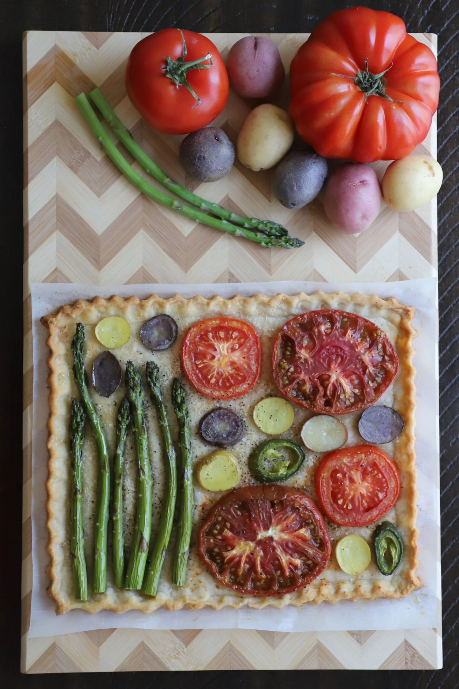 Summer Vegetable Garden Tart — COOKING WITH THE PAN
