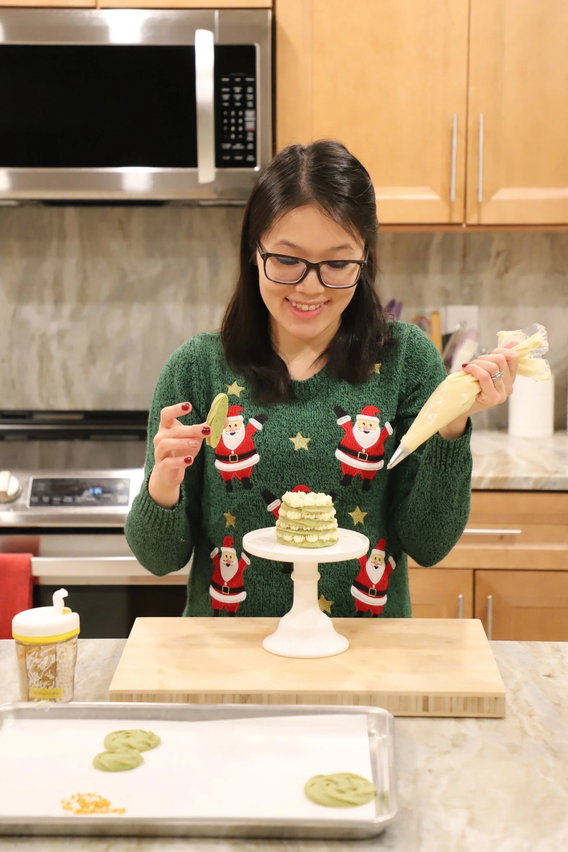 Celebrating the Holidays with A Matcha Cookie Tree — COOKING WITH THE PAN