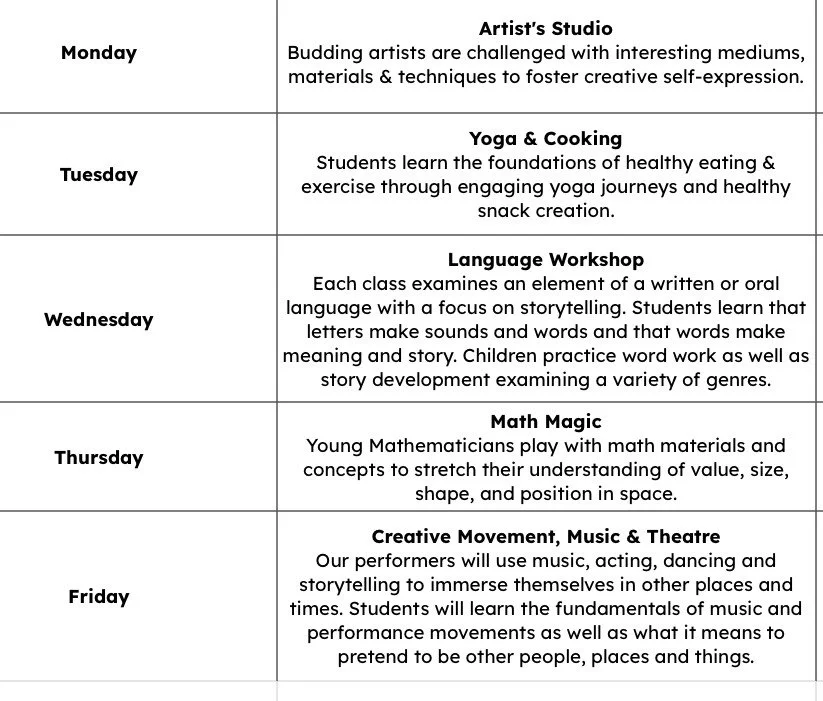 Enrichment Programs - Kiddie Junction | UPK and Preschool in Levittown