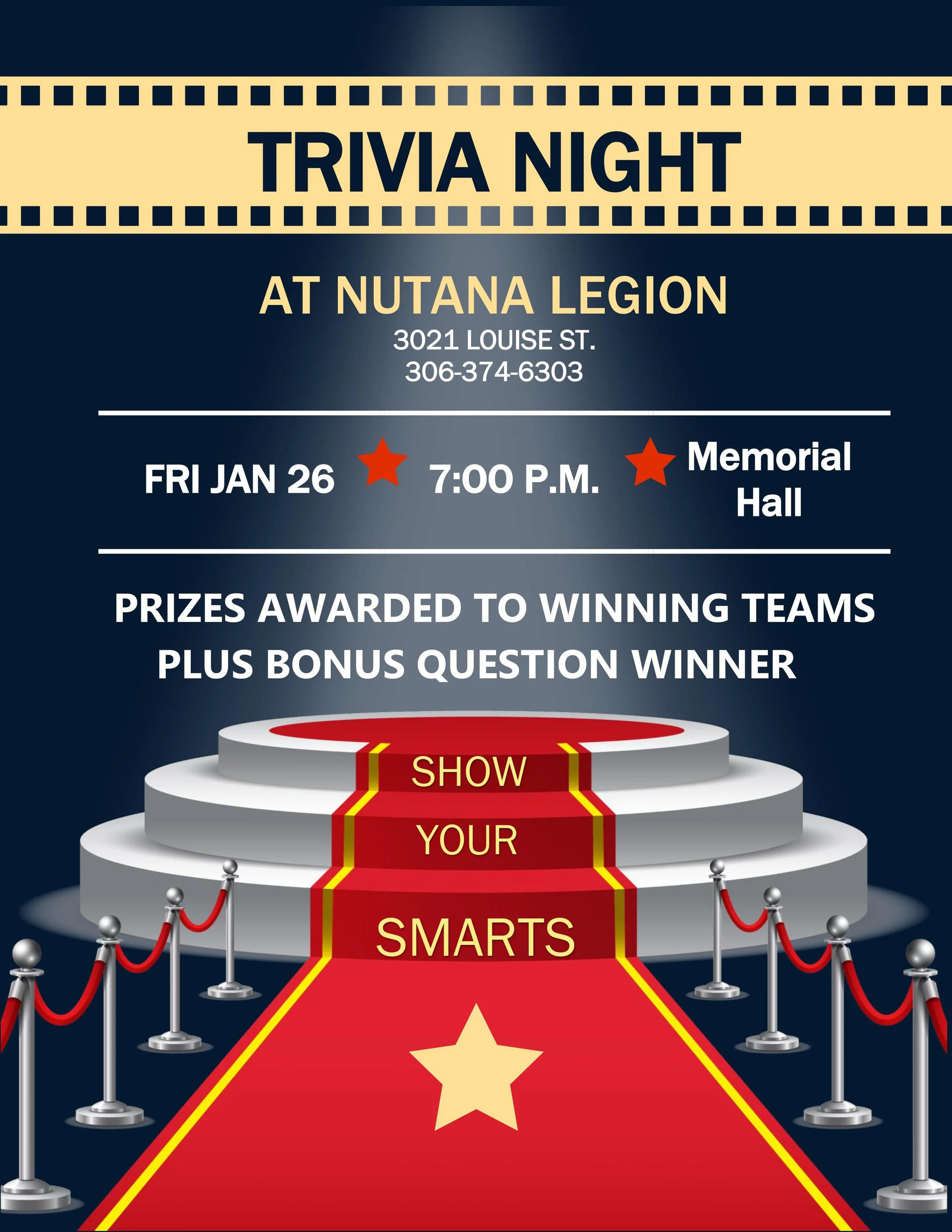 Events — Nutana Legion Branch No. 362