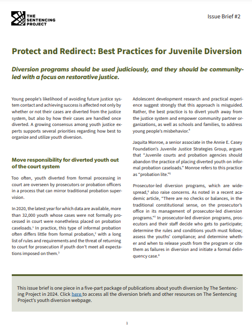 Protect and Redirect: Best Practices for Juvenile Diversion — Read-Me ... Protect and Redirect: Best Practices for Juvenile Diversion — Read-Me ...
