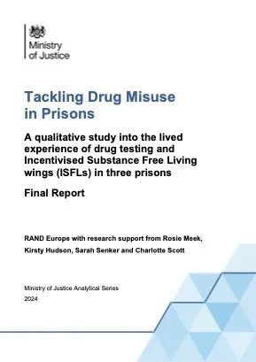 Tackling Drug Misuse in Prisons A qualitative study into the lived ...
