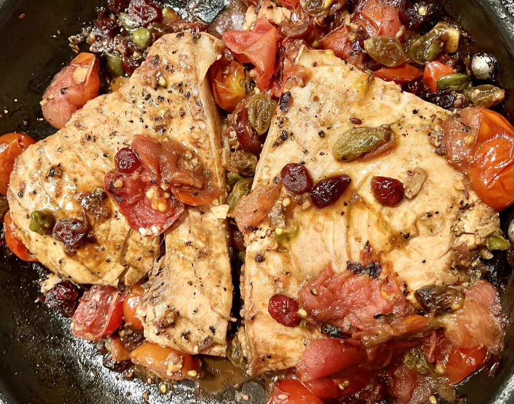 SICILIAN SWORDFISH — AHomeChef
