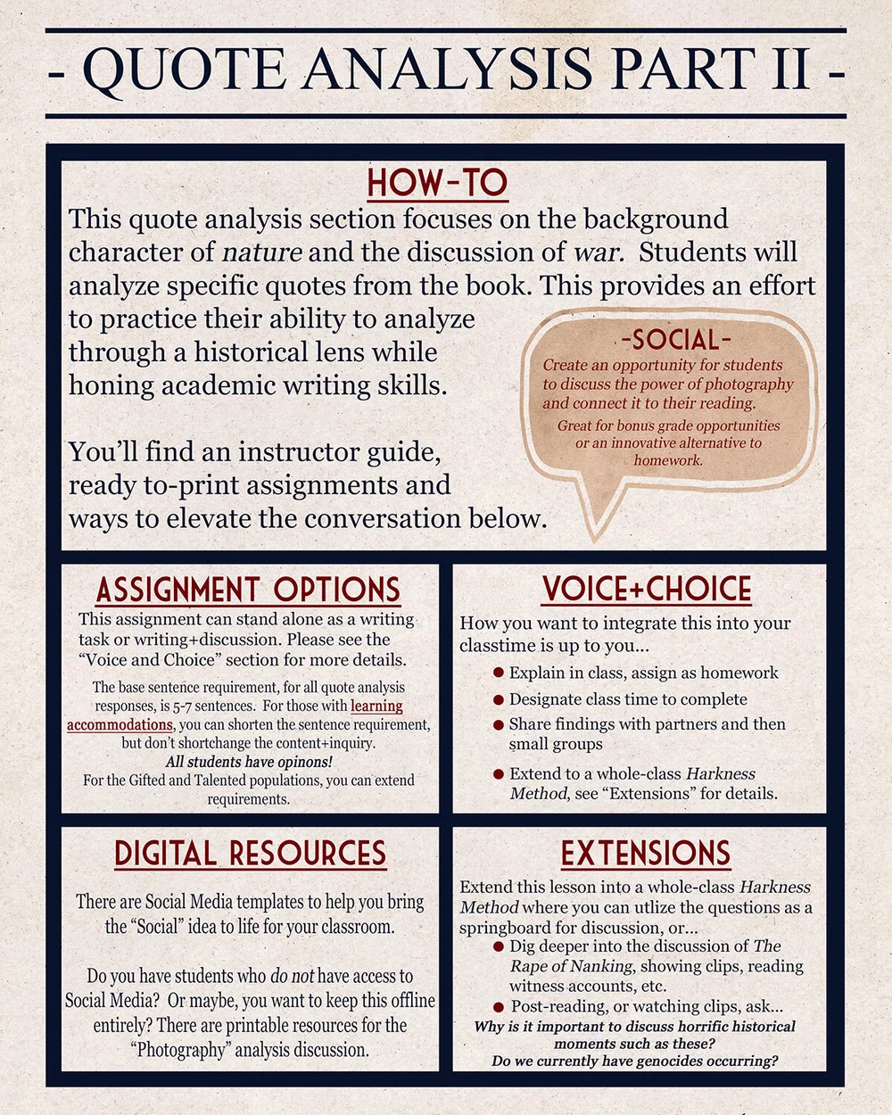 Quote Analysis Pt II — The Louis Zamperini Foundation Unbroken Curriculum