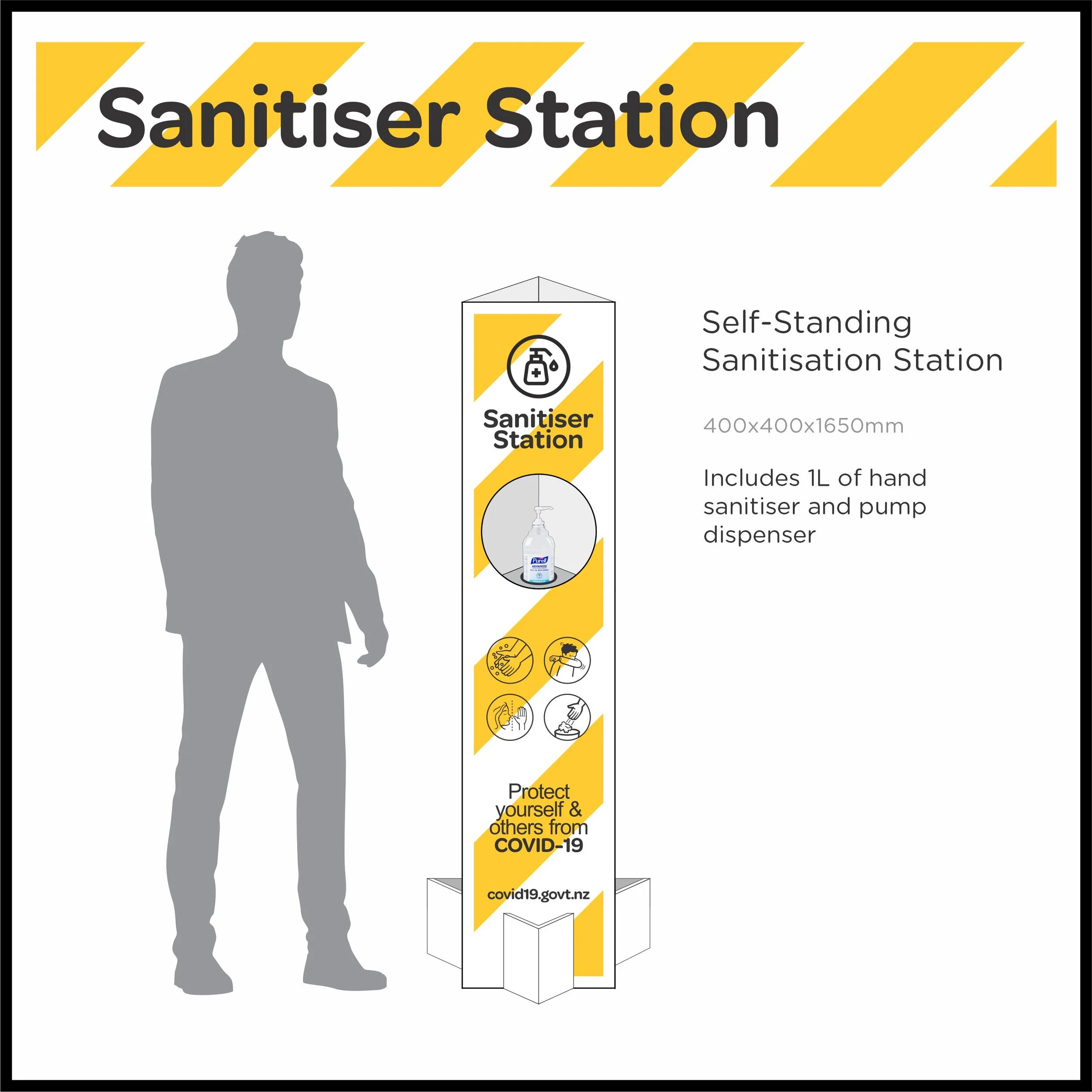 Covid-19 Sanitiser Station