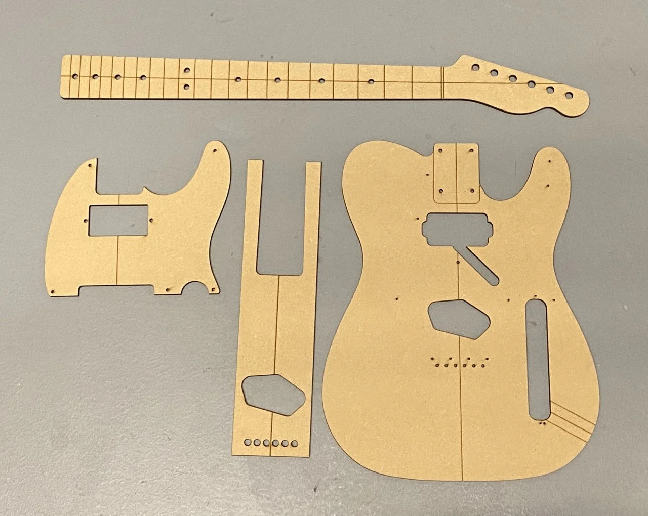 Electric Guitar Template