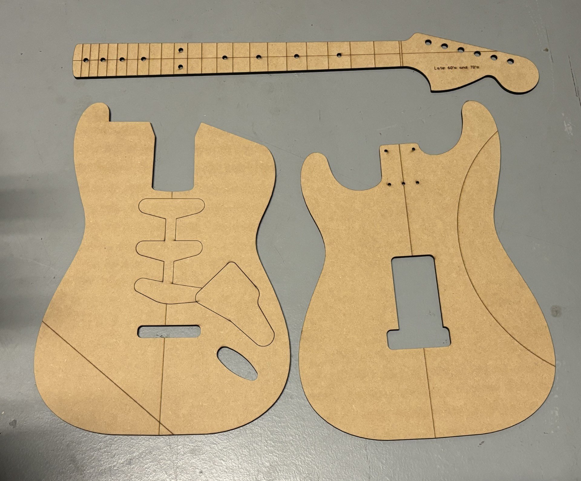 Guitar Templates — Guitar Building Templates
