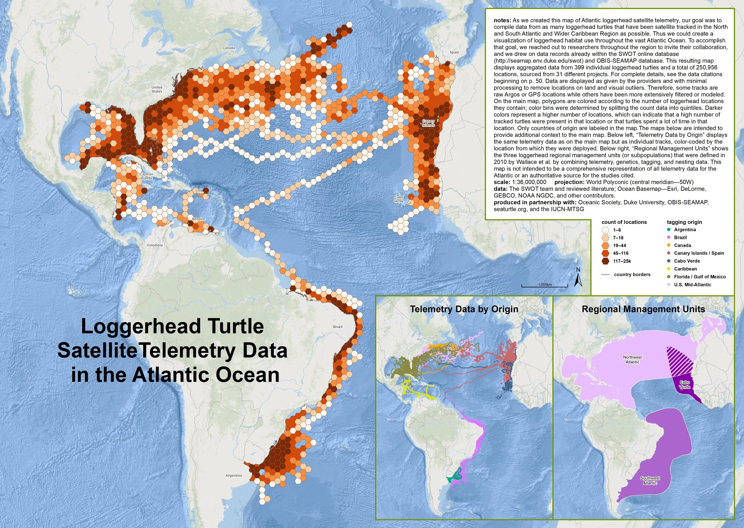 Sea Turtle Nesting and Migration Maps — The State of the World's Sea ...