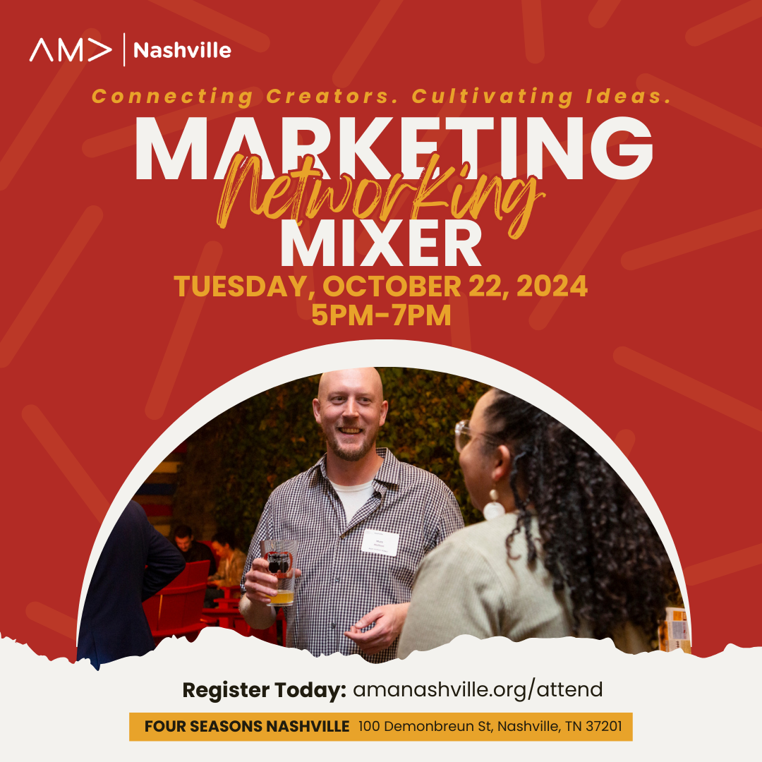 Attend Nashville Marketing Networking Events — AMA Nashville