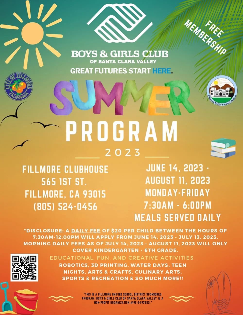Boys & Girls Club Summer Program [English/Spanish] — Fillmore Unified ...