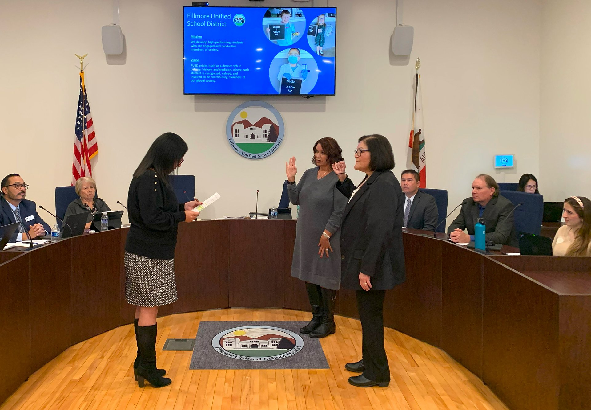Oath of Office — Fillmore Unified School District
