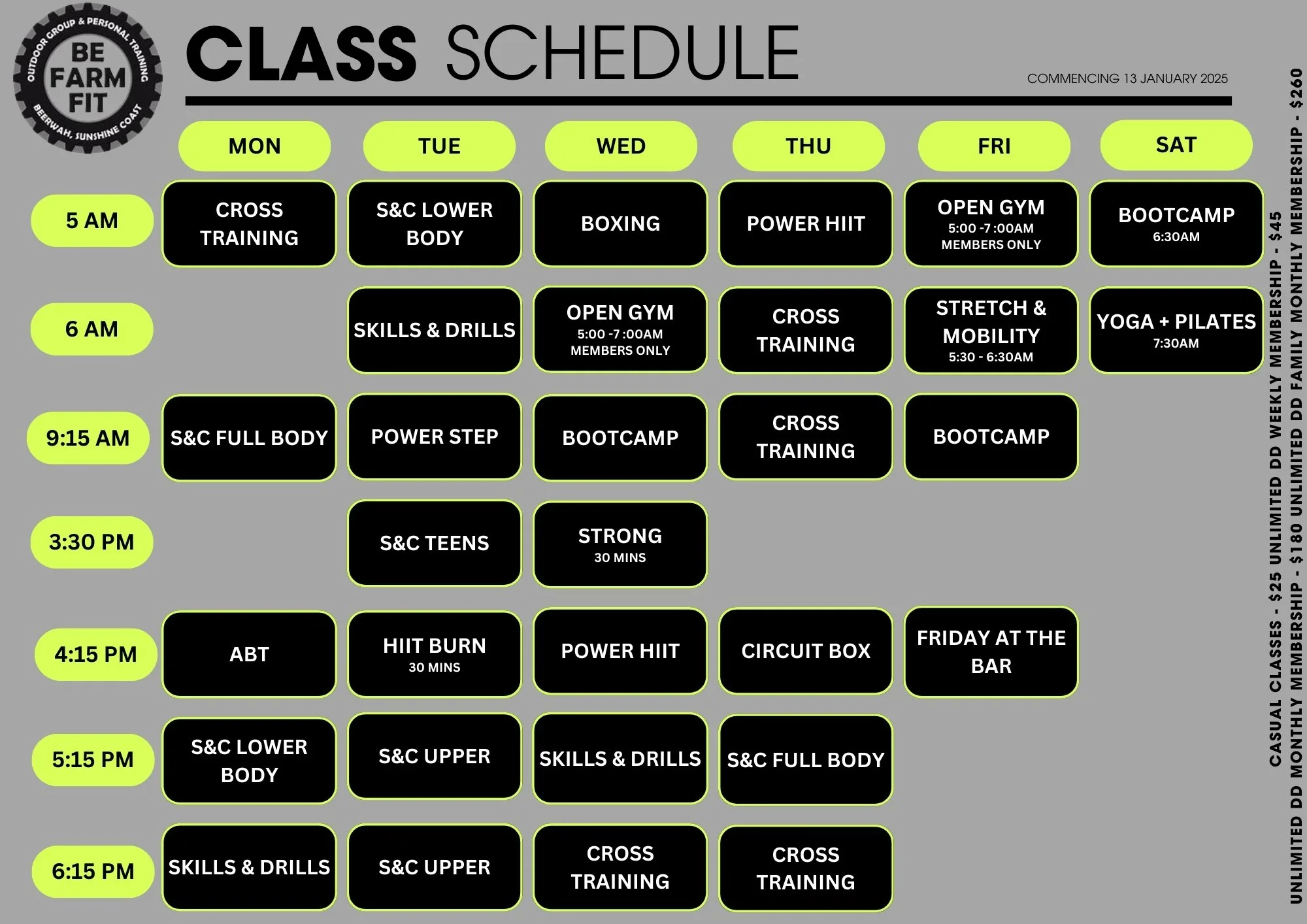 Classes | Be Farm Fit