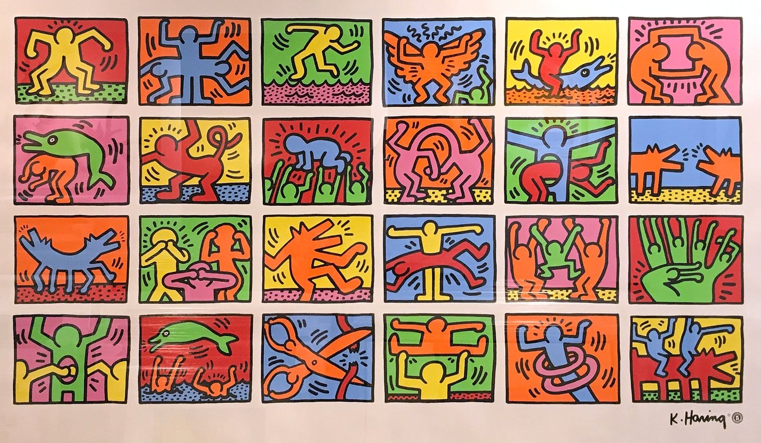 Dansles dansexpressie voor kleuters met Keith Haring — Dansdocent.nu