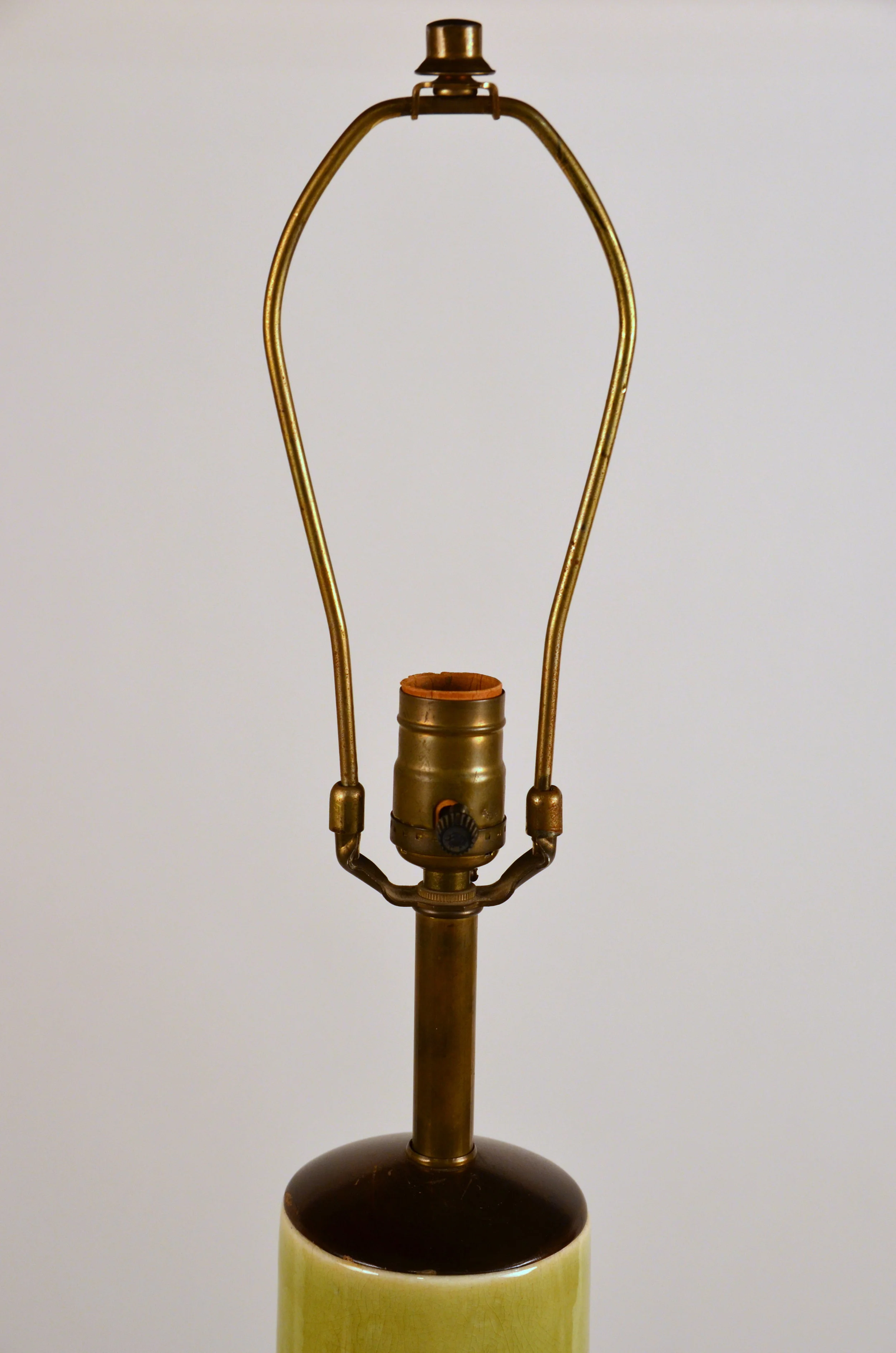 Elegant Mayan Inspired Ceramic Lamp with Original Shade — Blend Interiors