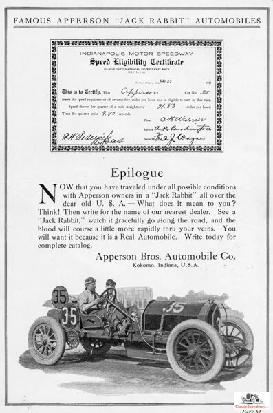 Apperson: America's First Sports Cars — ClassicSpeedsters.com