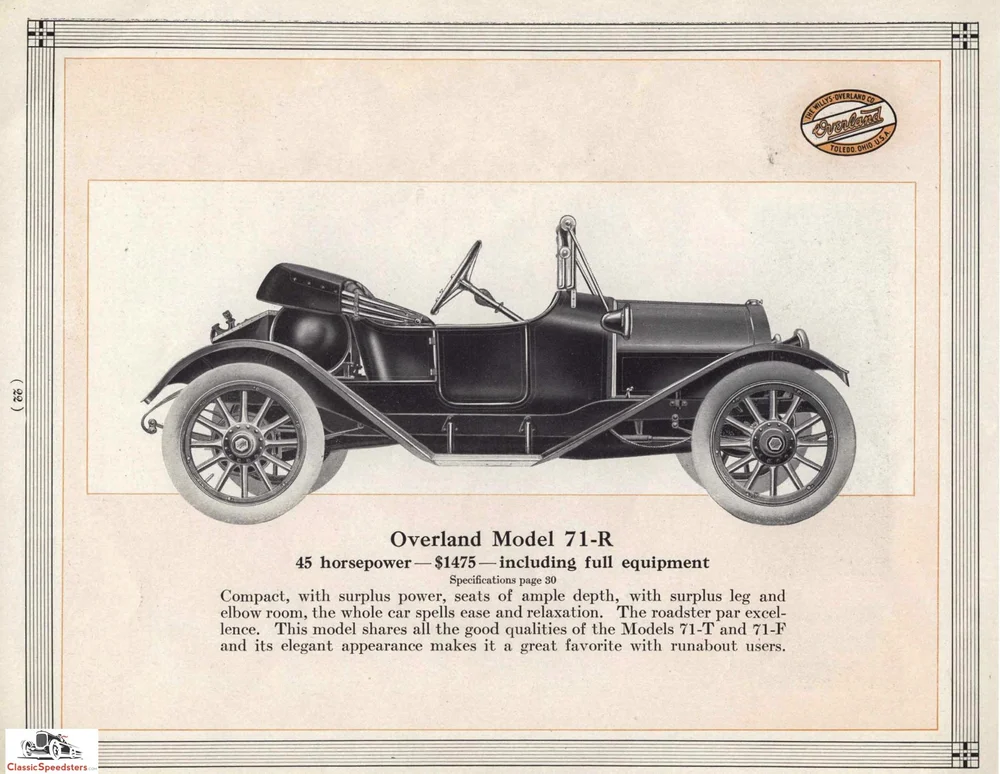 The Overland Speedster — ClassicSpeedsters.com