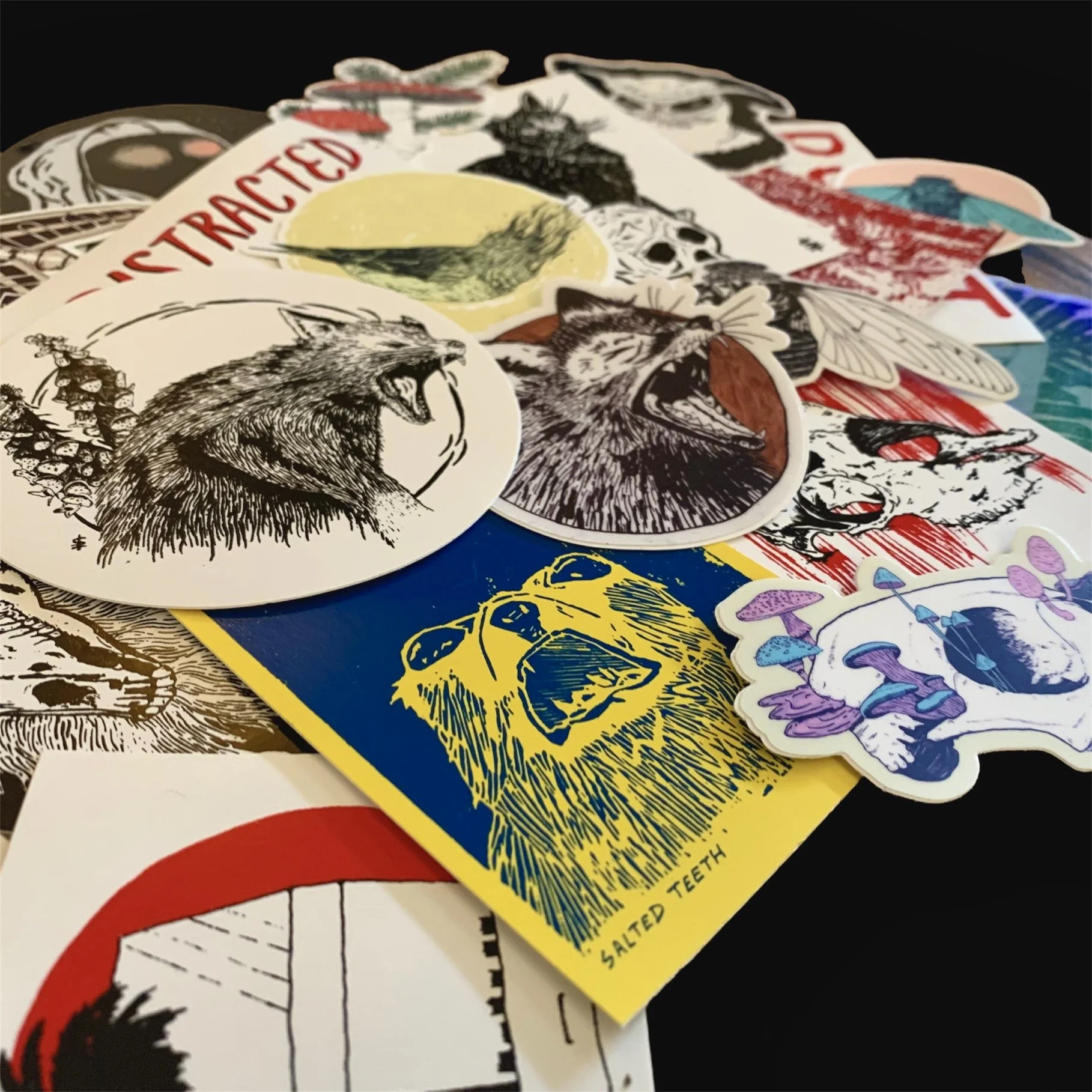 ASSORTED STICKER PACKS — Salted Teeth