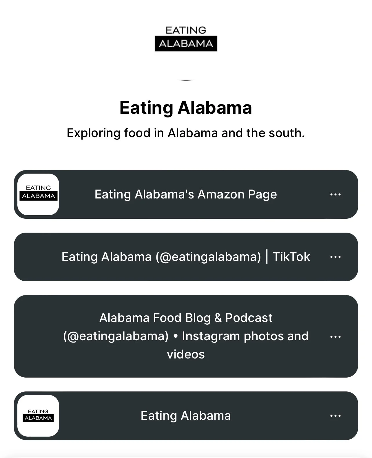 Eating Alabama