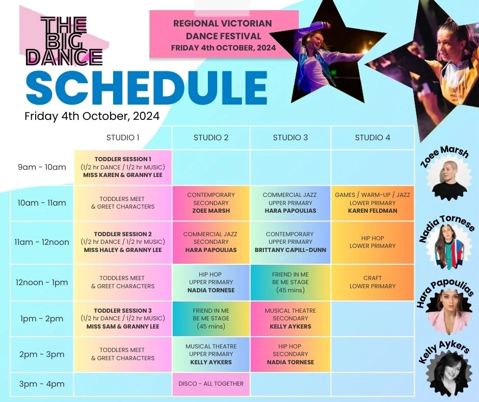 THE BIG DANCE - Victorian Regional Dance Festival | Join the Dance ...