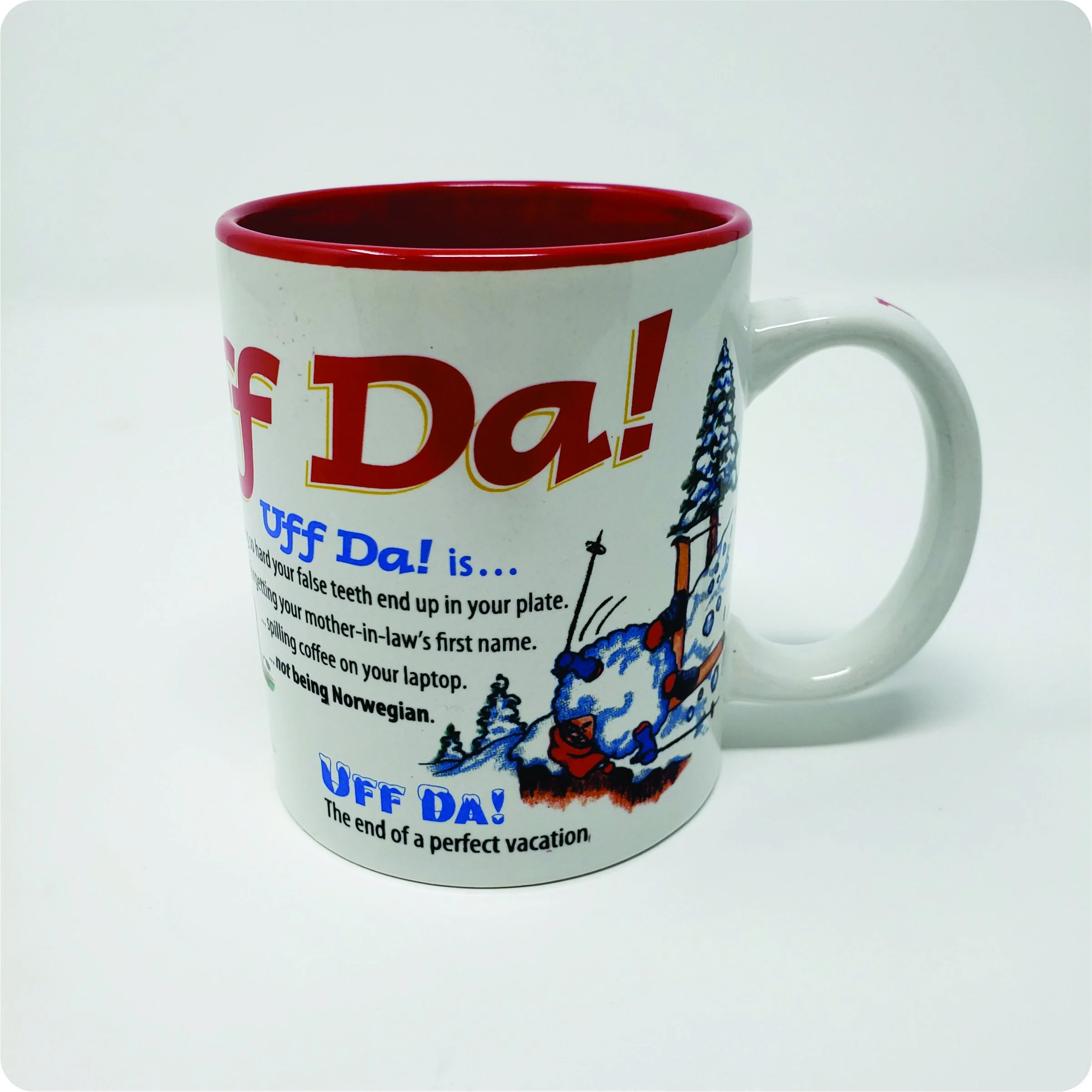 Uff Da! Deluxe Coffee Mug — Hats Off