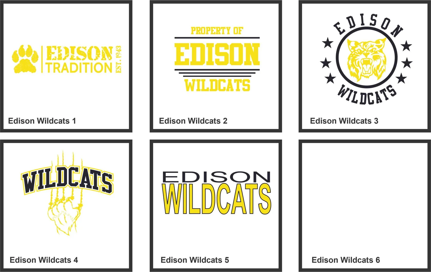 Edison Wildcats — Hats Off