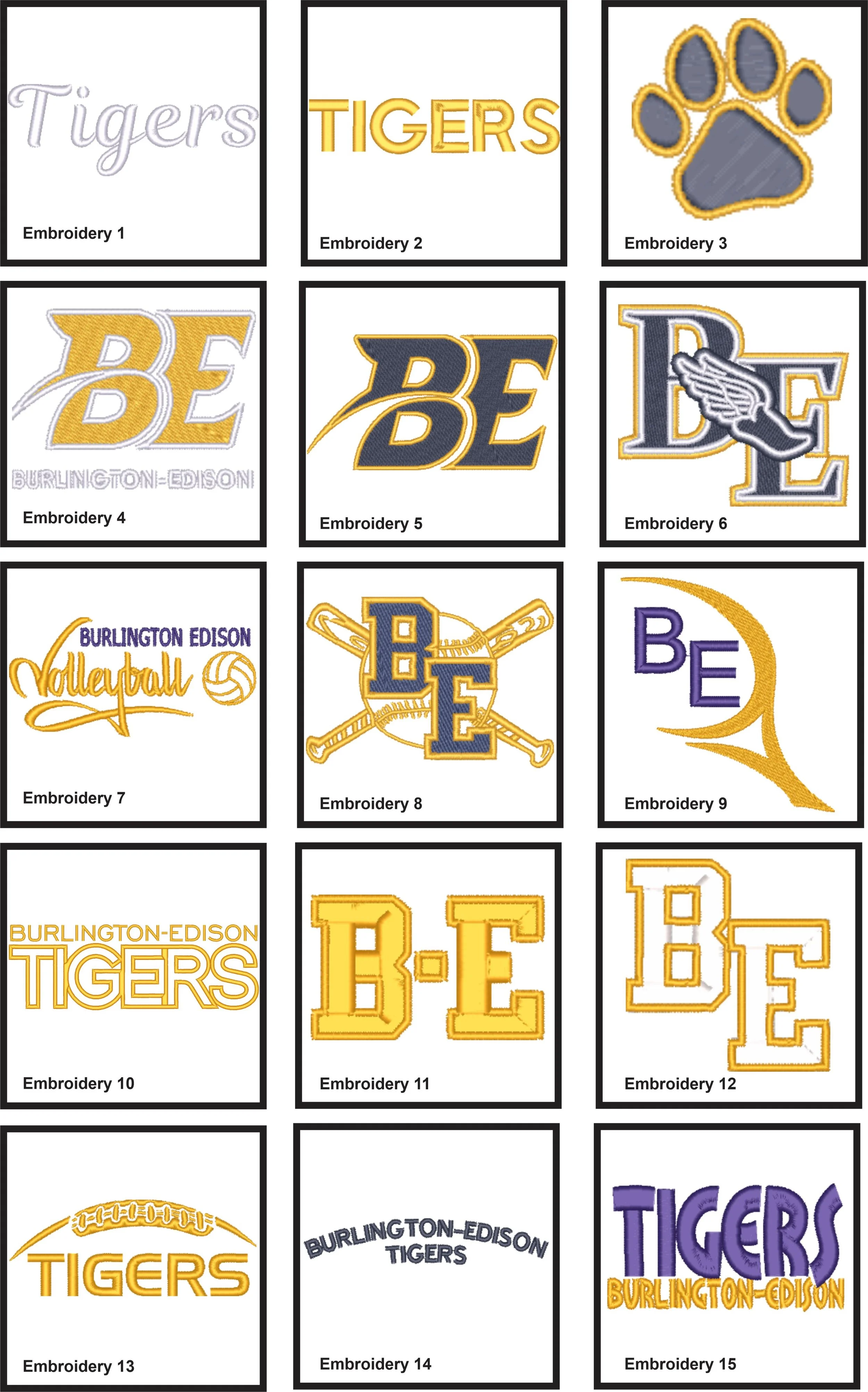 Burlington-Edison Tigers — Hats Off