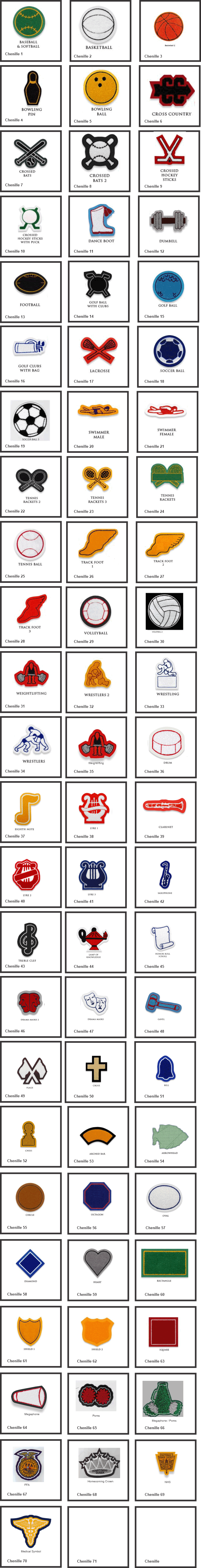 Custom chenille patches — Hats Off