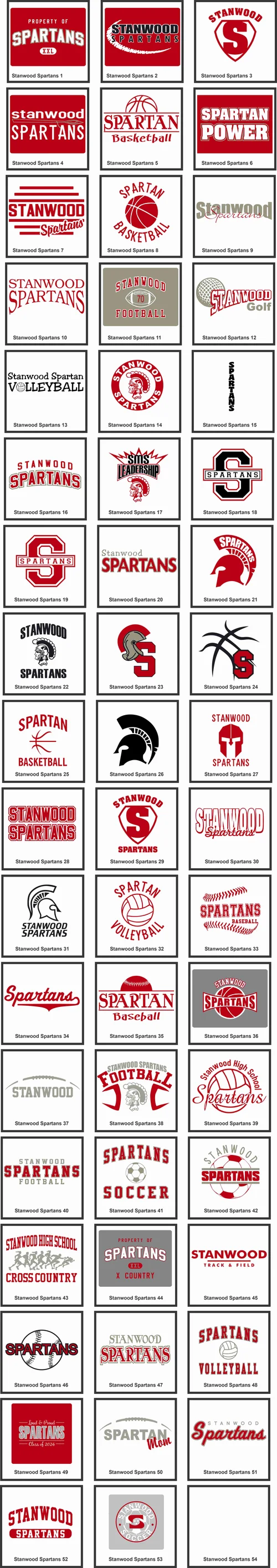 Stanwood Spartans — Hats Off