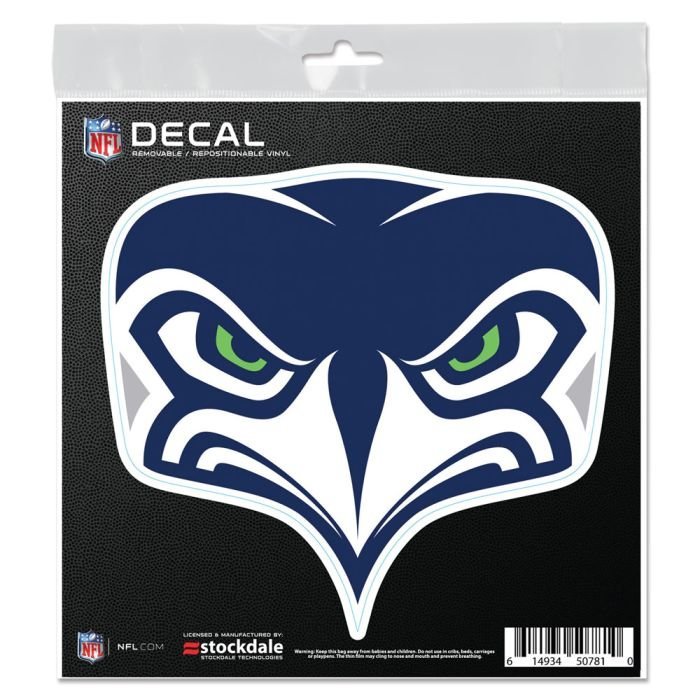 Seattle Seahawks All Surface Decal 6" x 6" — Hats Off